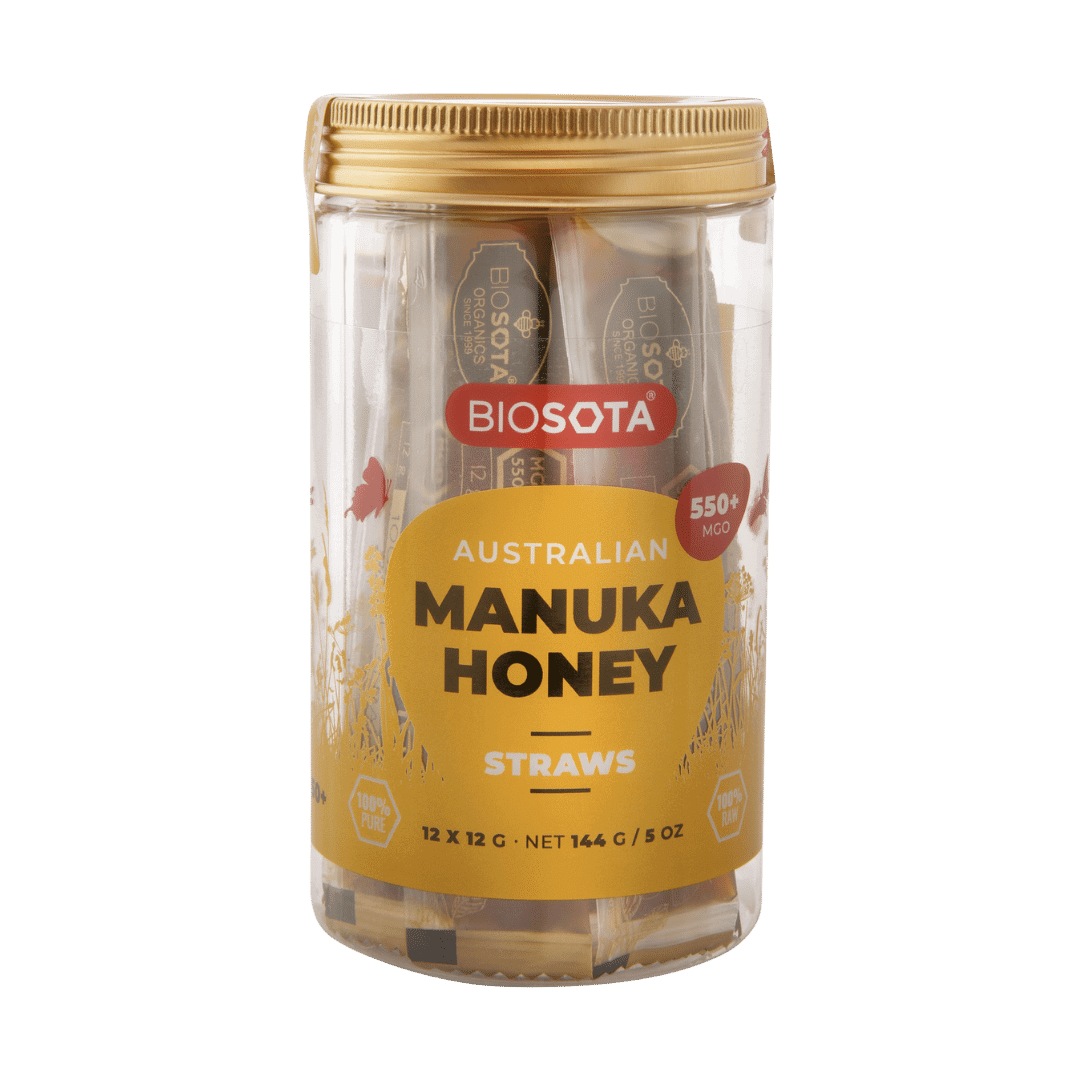 Australian MGO 550+ Manuka Honey Sticks | Biosota Organics